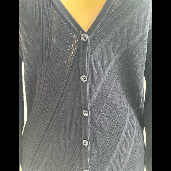 Versace | Sweaters | Versace Knit Cardigan Sweater | Poshmark